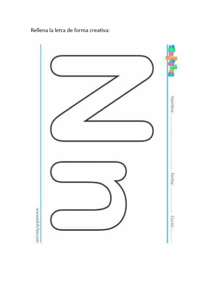 Rellenar Letras | PDF