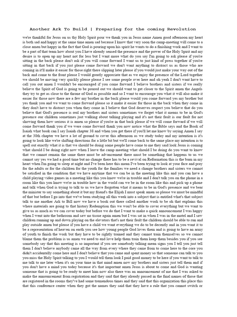 Another Ark To Build | PDF | Angel | Genesis Flood Narrative