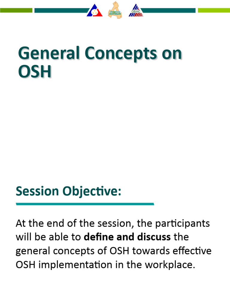 Module 2 - General Concepts On OSH - BOSH For SO1 | PDF | Occupational Safety And Health | Hazards