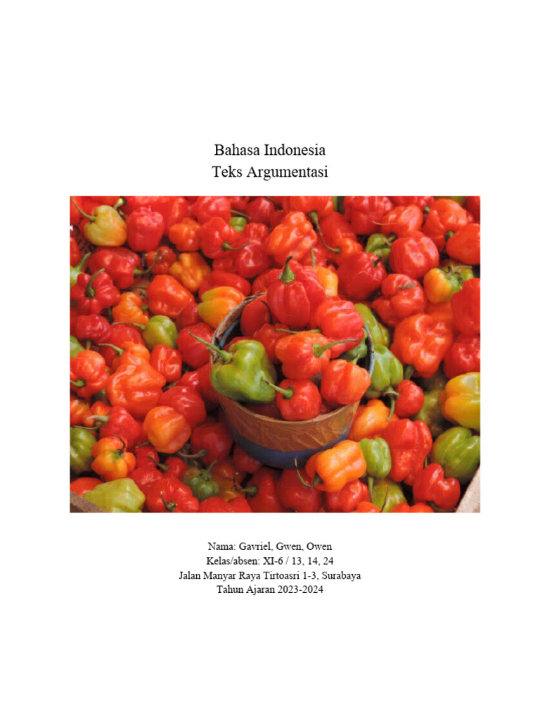 Teks Argumentatif | PDF