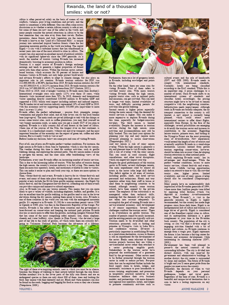 Nicole, Rwanda | PDF | Rwanda | Tourism