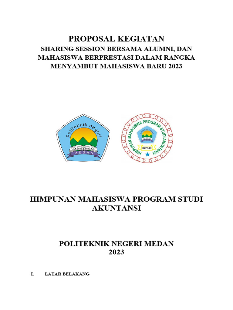 Proposal Sharing Session 2027 | PDF