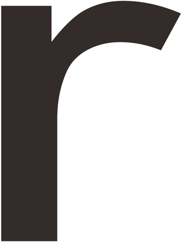 Alfabet R Arial | PDF