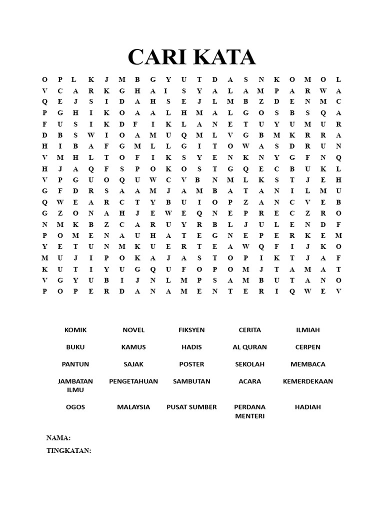 Cari Kata | PDF