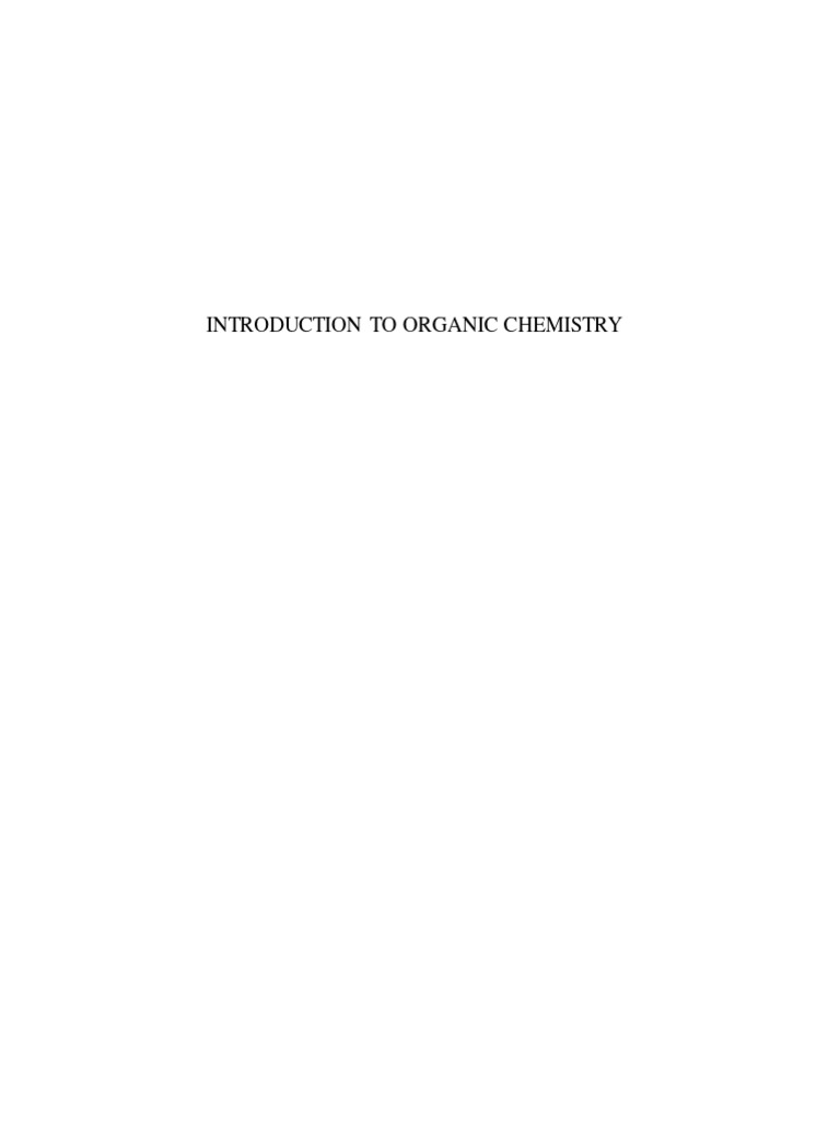 Introduction to Organic Chemistry Basics | PDF | Molecular Orbital | Isomer
