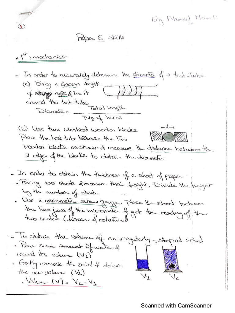 Paper 6 Tips | PDF