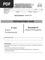 Simulado Saeb - 2° Ano | PDF | Direitos Autorais