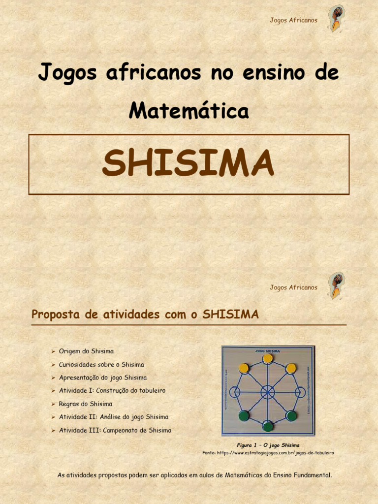Regras e Atividades do Jogo Shisima | PDF | Triângulo | Geometria Elementar