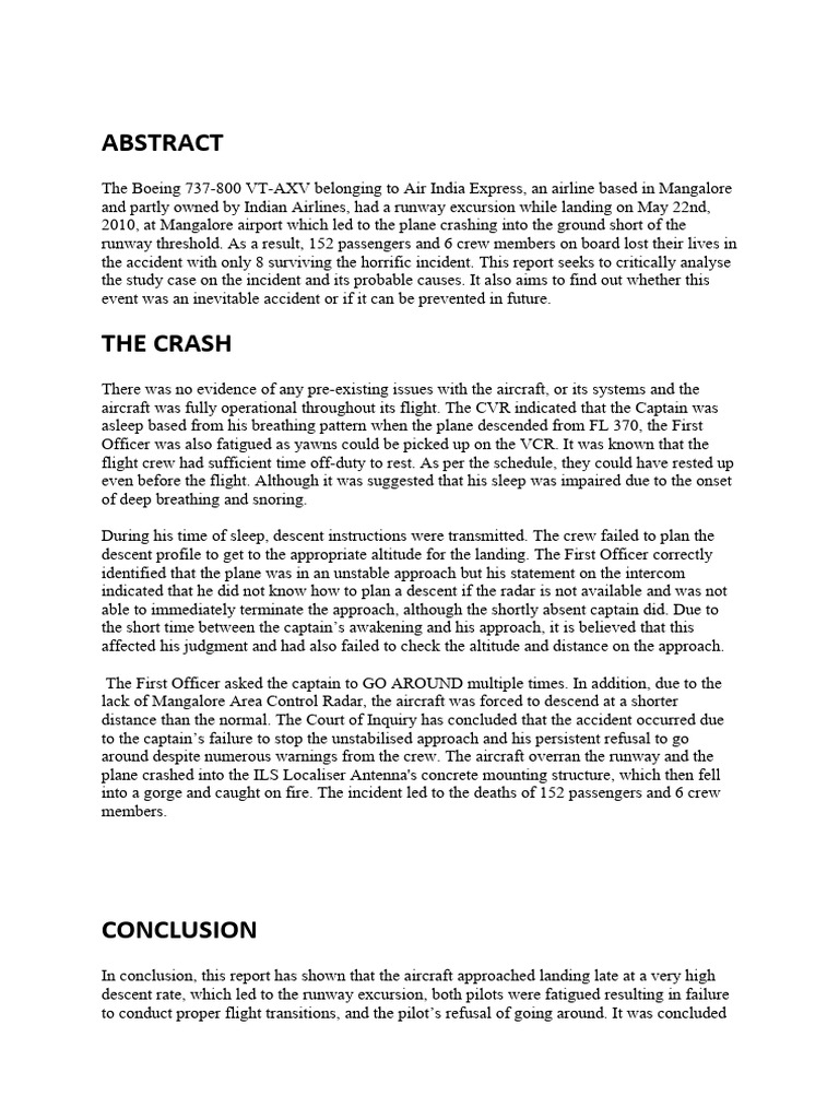 Aircraft Crash | PDF | Aviation Accidents And Incidents | Aircraft