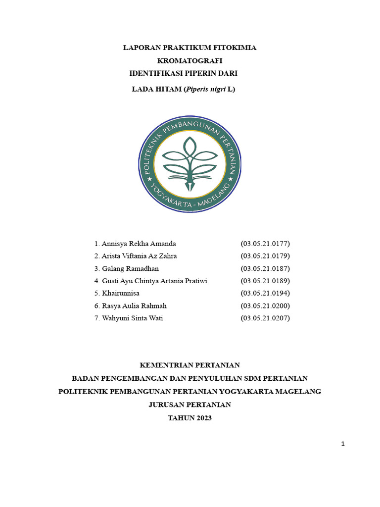 Laporan Praktikum KLT | PDF