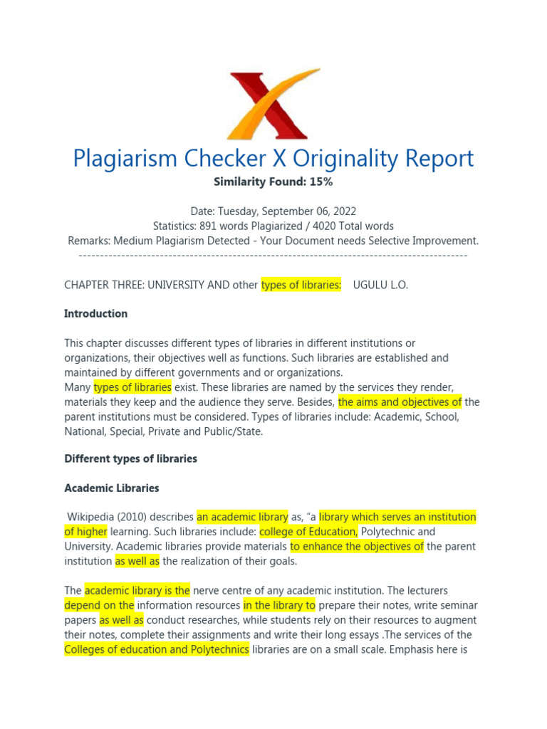 Chapter 3 | PDF | Libraries | School Library