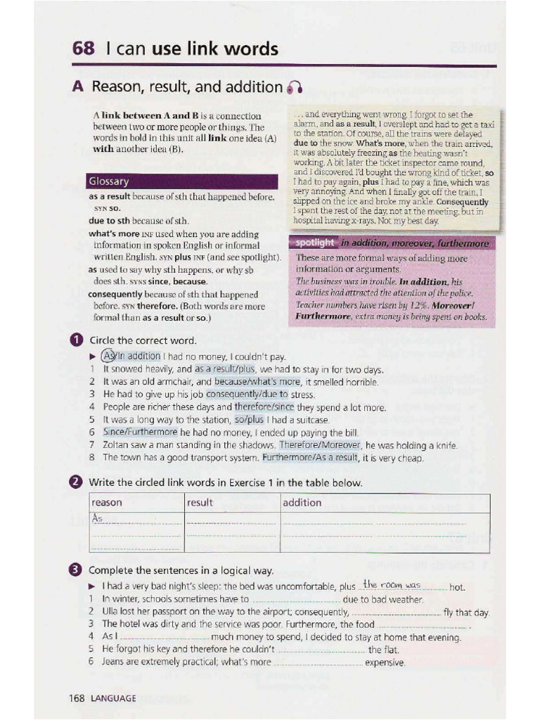 Use Link Words | PDF