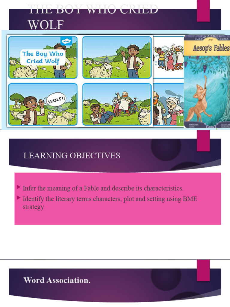 The Boy Who Cried Wolf: Lesson Plan | PDF | Cognition | Psychological ...