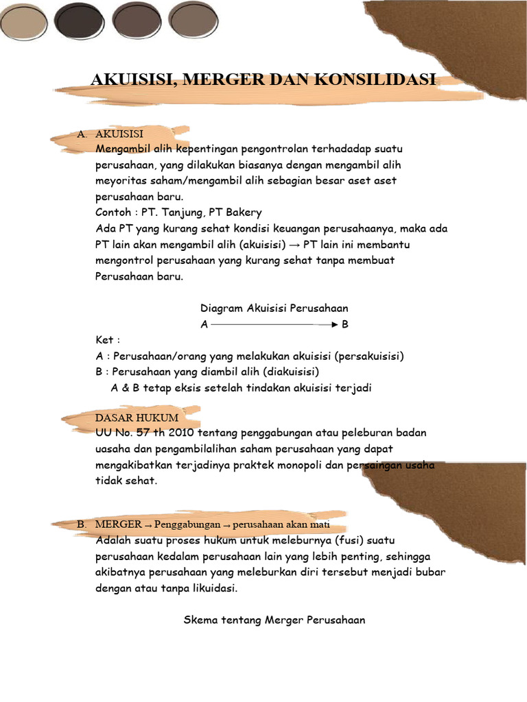 Panduan Lengkap Akuisisi dan Merger | PDF