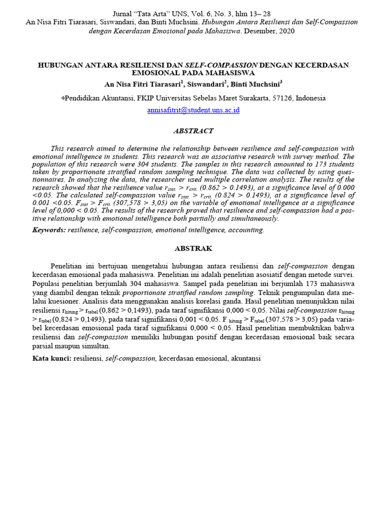Hubungan Resiliensi Dan Eq | PDF
