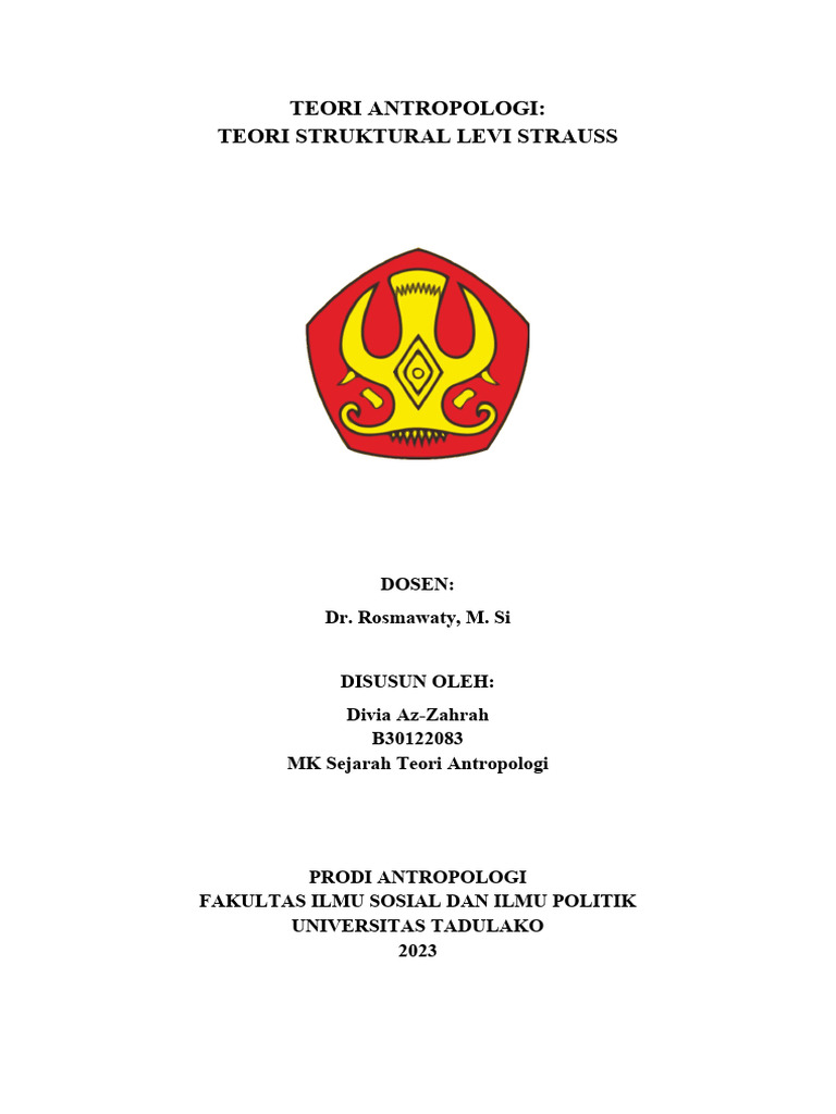 Teori Struktural Levi Strauss | PDF