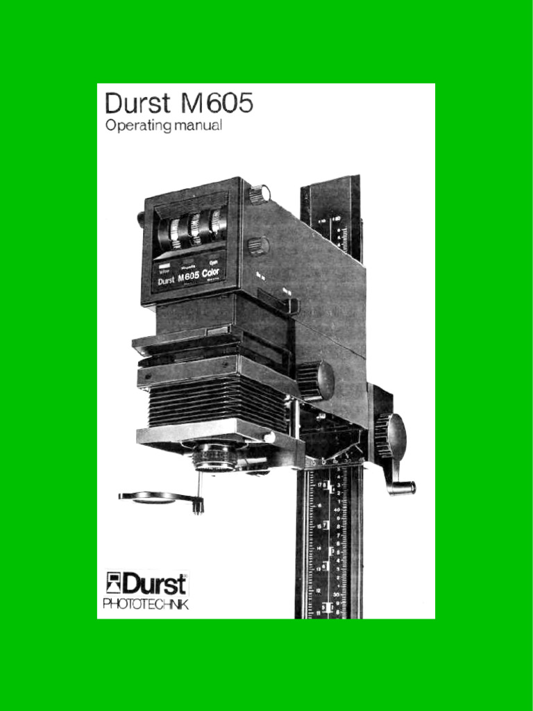 Durst_M605 | PDF