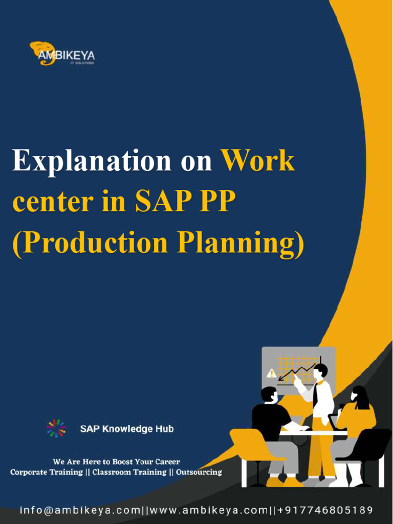 Understanding Work Centers in SAP PP | PDF | System | Systems Science