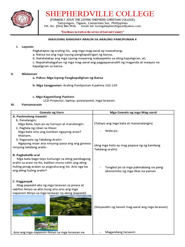 Detailed Lesson Plan in AP | PDF