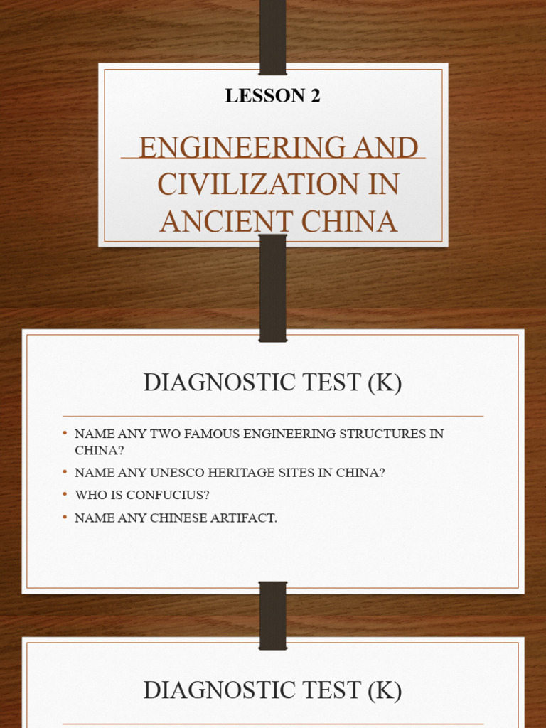 Lesson 2_engineering and Civilization in Ancient China | PDF | Laozi ...
