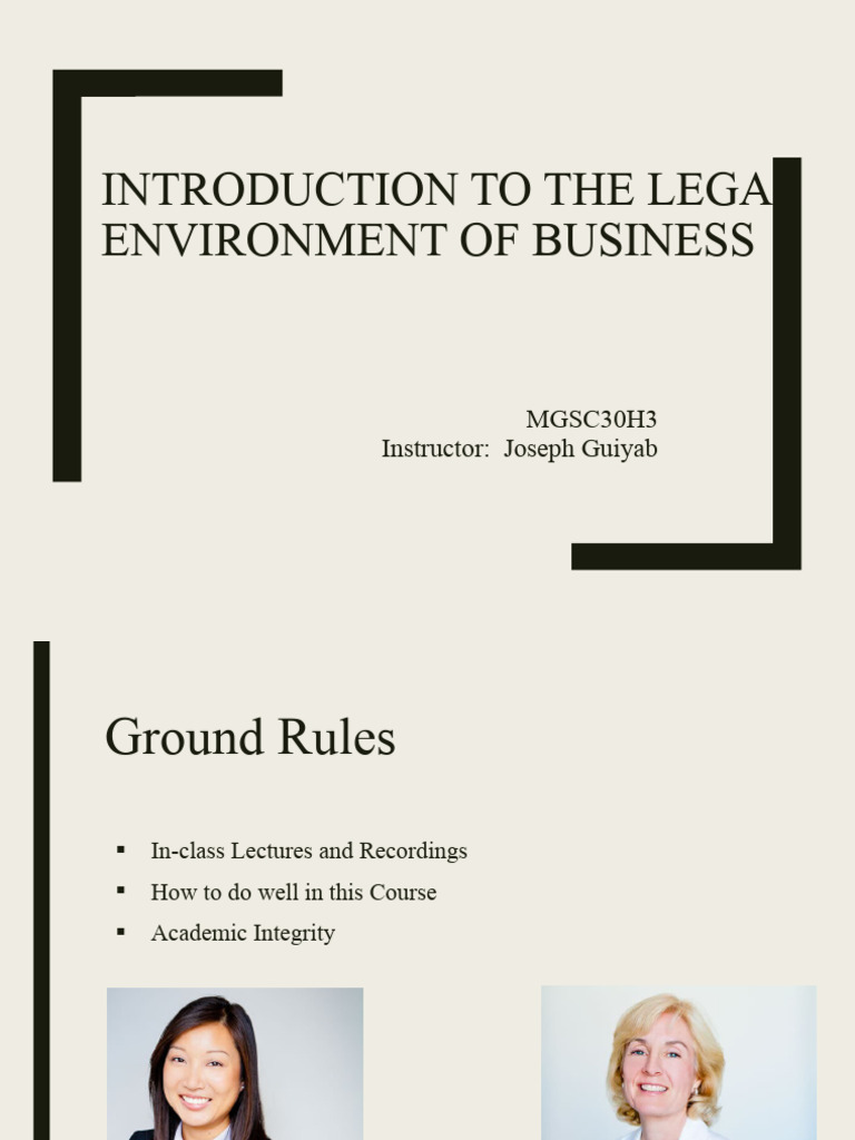 Week 1 - Legal Environment Business Course Introduction | PDF | Court ... Week 1 - Legal Environment Business Course Introduction | PDF | Court ...