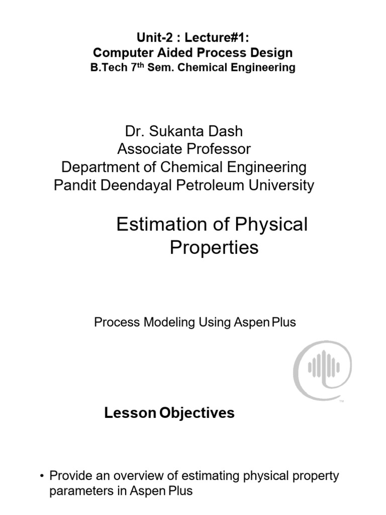 CAPD Unit 2 Lect 1 PropEst | PDF | Molecules | Functional Group