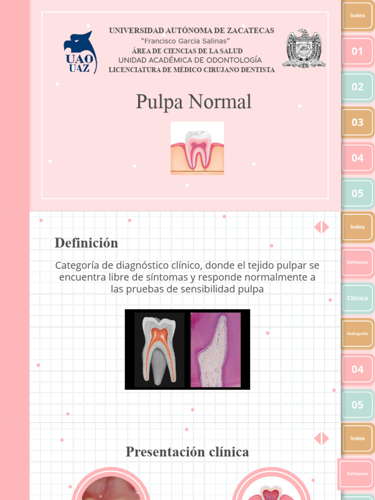 Diagnóstico de Pulpa Normal | PDF | Clínica | Epidemiología
