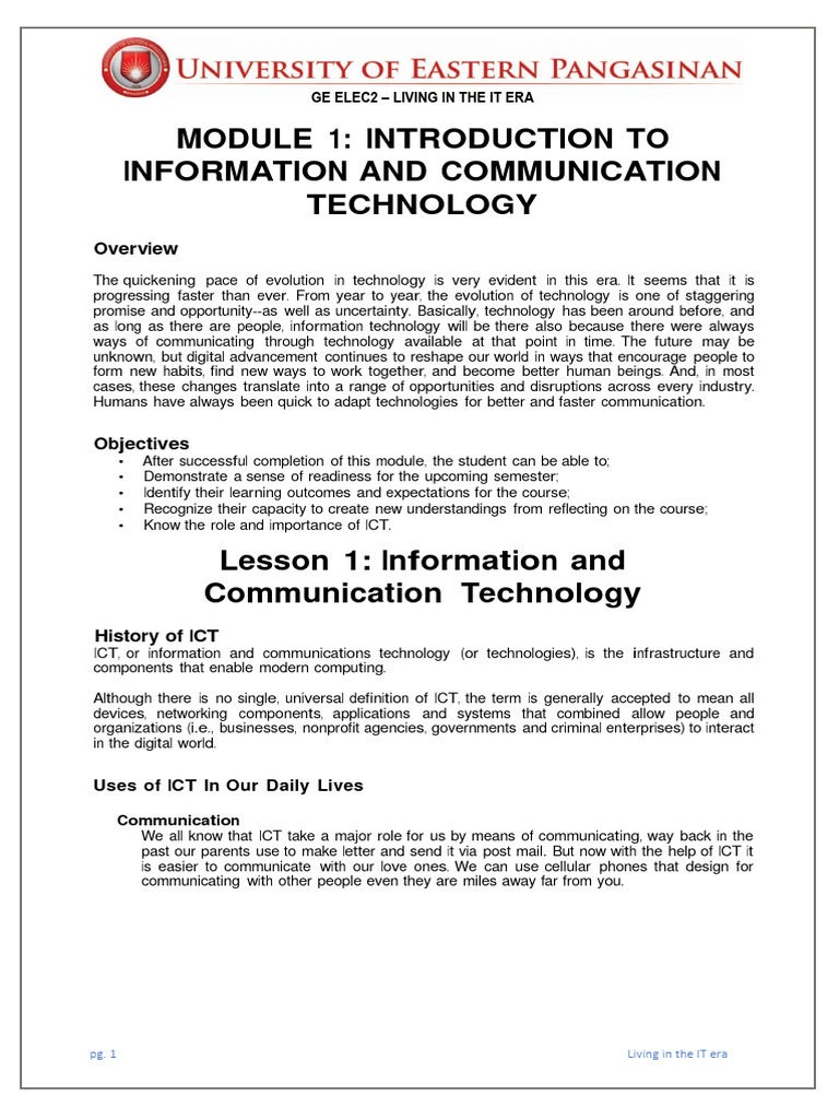 Ge Elec 2 - Prelim | PDF | World Wide Web | Internet & Web