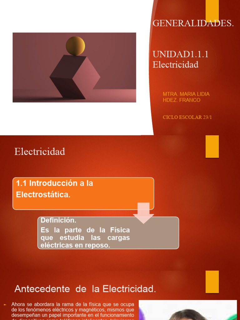 Introducción a la Electrostatica y Carga Eléctrica | PDF | Núcleo ...
