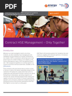 423-02 Guide To Preparing HSE Plans & Bridging Document | PDF | Risk Management | Risk Assessment