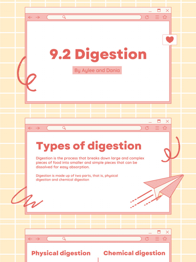 Form 4 KSSM Biology 9.2 Digestion | PDF