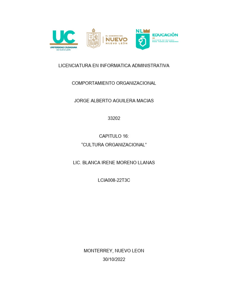 Cuadro Sinoptico - Cultura Organizacional | PDF | Comportamiento ... Cuadro Sinoptico - Cultura Organizacional | PDF | Comportamiento ...