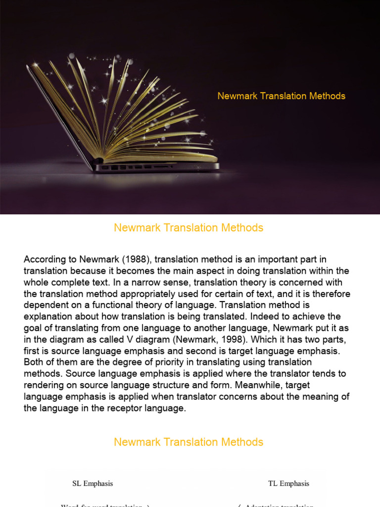 Translation Method | PDF | Translations | Word