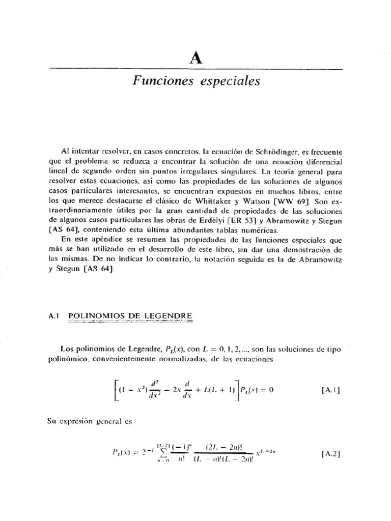 Funciones Especiales | PDF