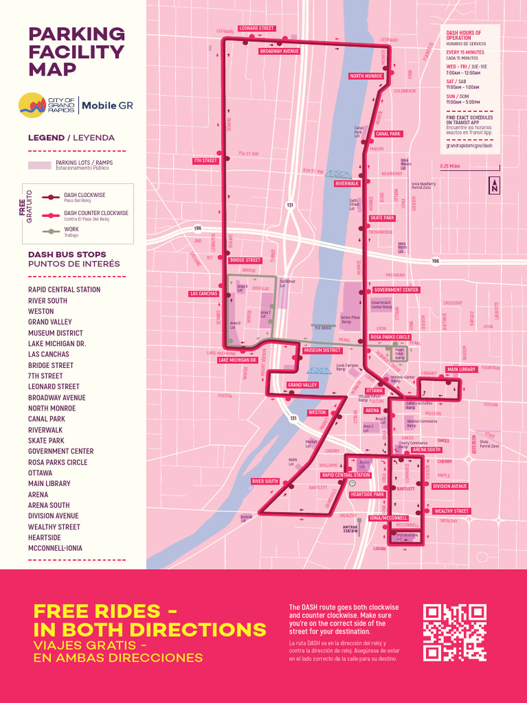Grand Rapids DASH Bus Route Map | PDF