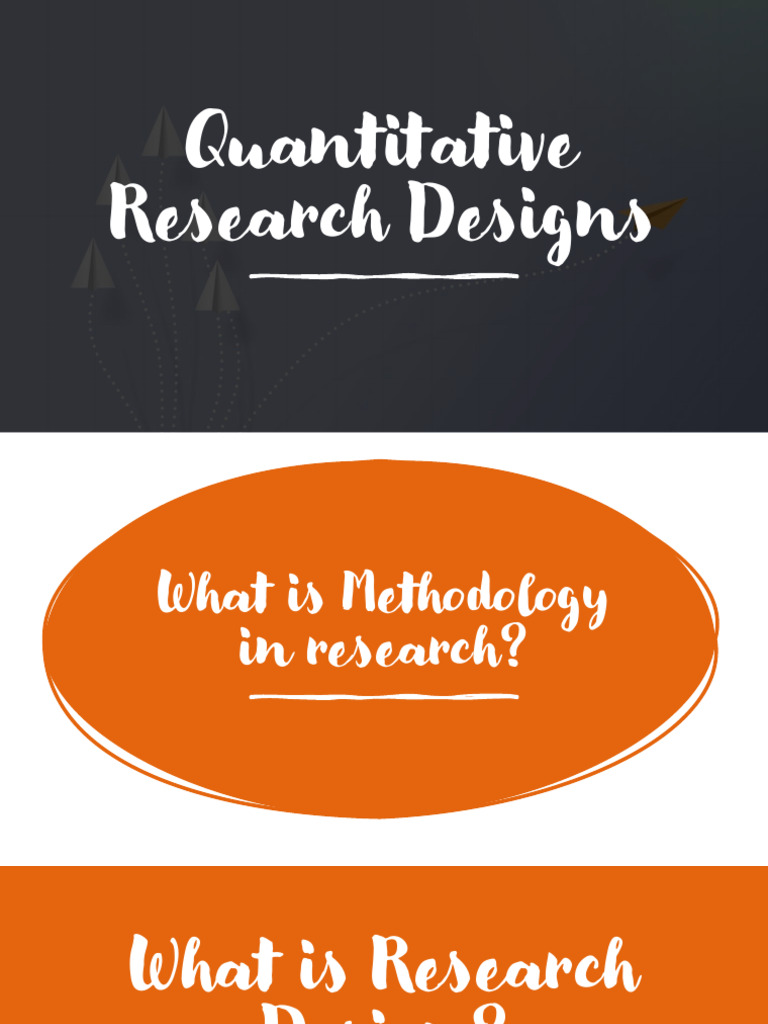 Quantitative Research Designs | PDF | Evaluation Methods | Research Methods Quantitative Research Designs | PDF | Evaluation Methods | Research Methods