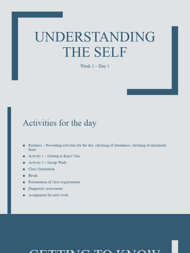 Week 1 Lecture Pdf Identity Social Science Learning