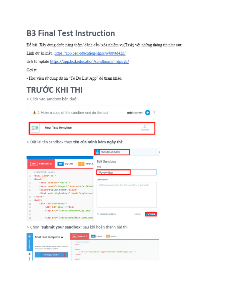 B3 - Final Instruction | PDF