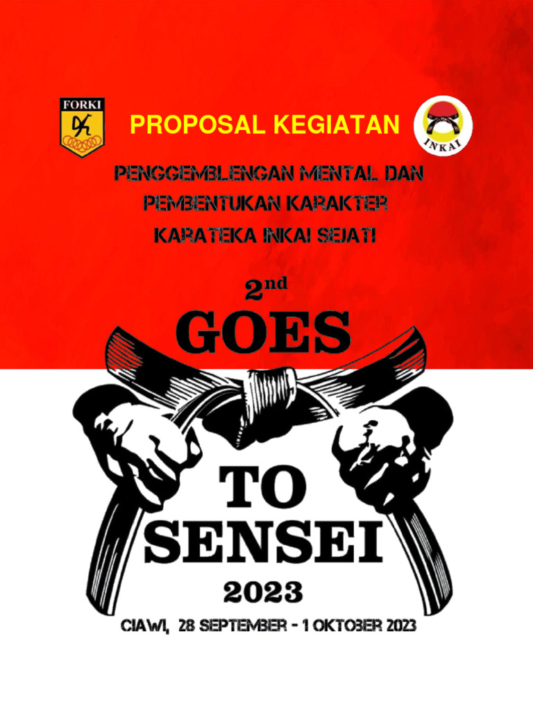 Proposal Gashuku Goes To Sensei INKAI 2023 | PDF | Karier & Perkembangan