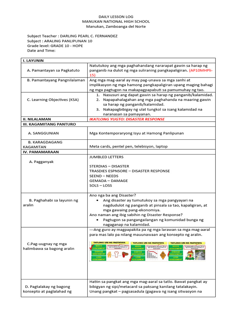 AP 10 Le Disaster | PDF