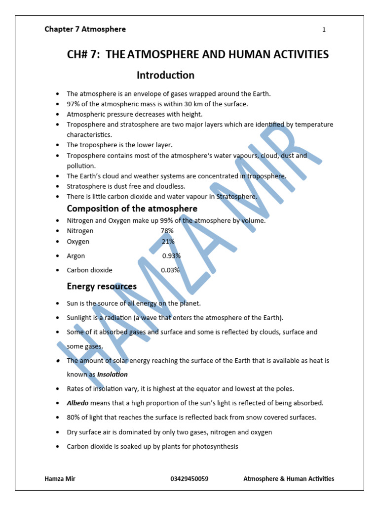 Human Impact on Atmospheric Oxygen Levels | PDF | Atmosphere Of Earth ...