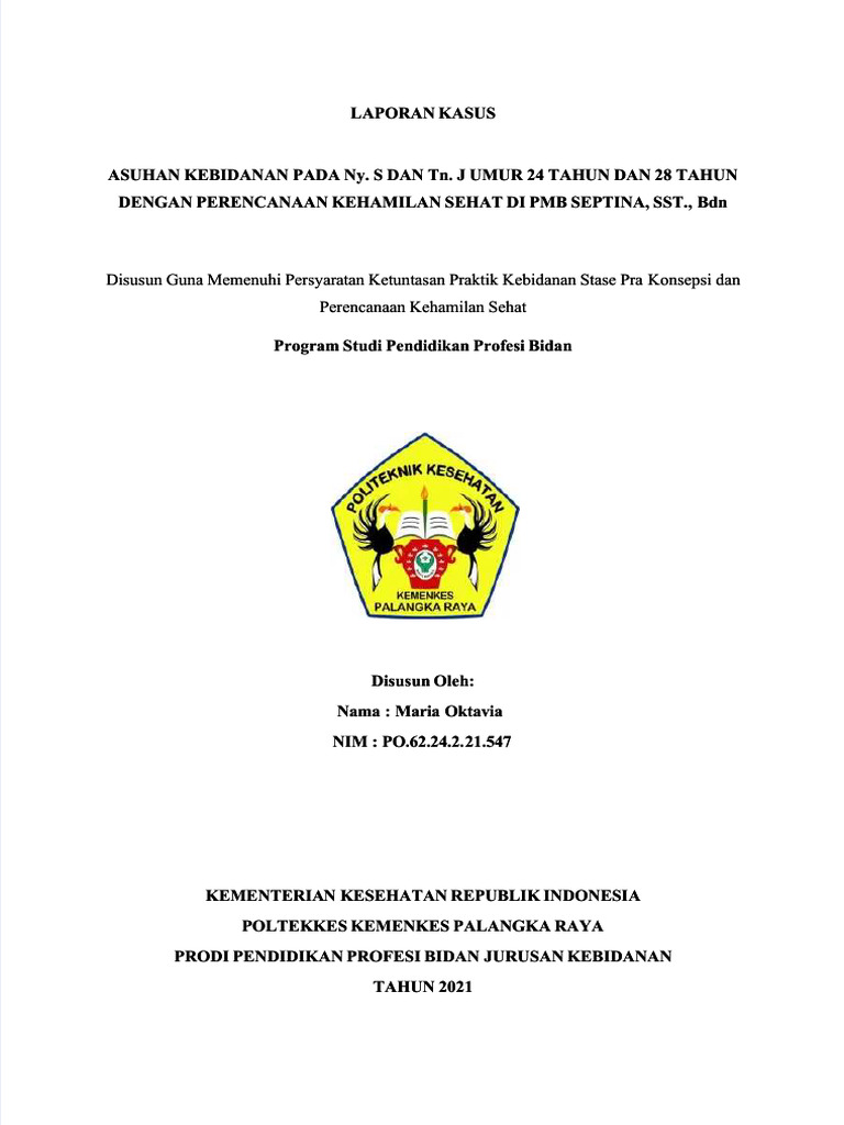 PDF Lapsus Prakonsep Maria Oktavia Po6224221547 Iiib Compress | PDF