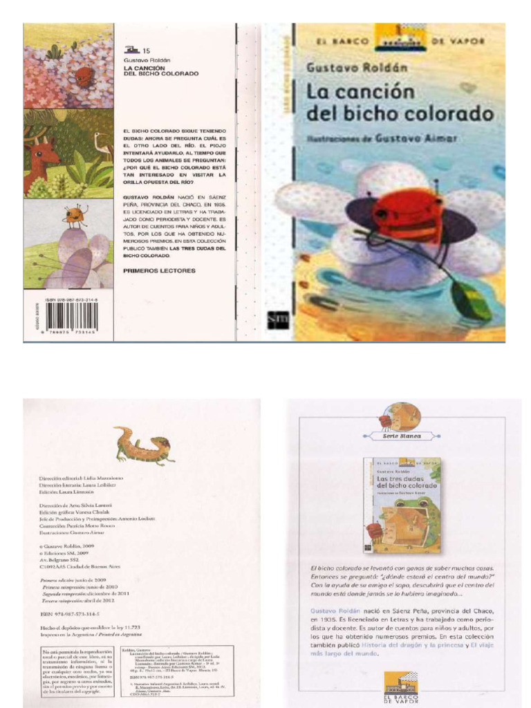 Libro La Canción Del Bicho Colorado PDF | PDF