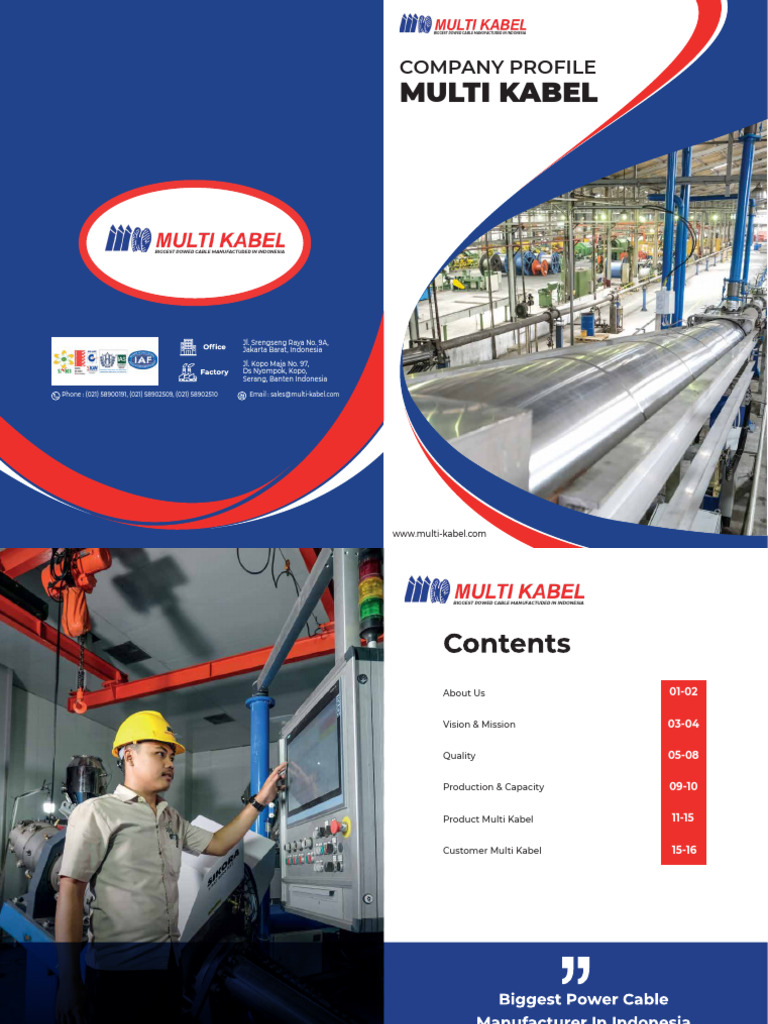 Multi Kabel: Indonesia's Power Cable Leader | PDF | Electrical ...