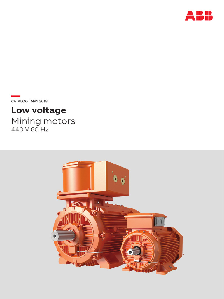 Low Voltage Mining Motors - 440V - 60Hz | PDF | Mining | Electric Motor