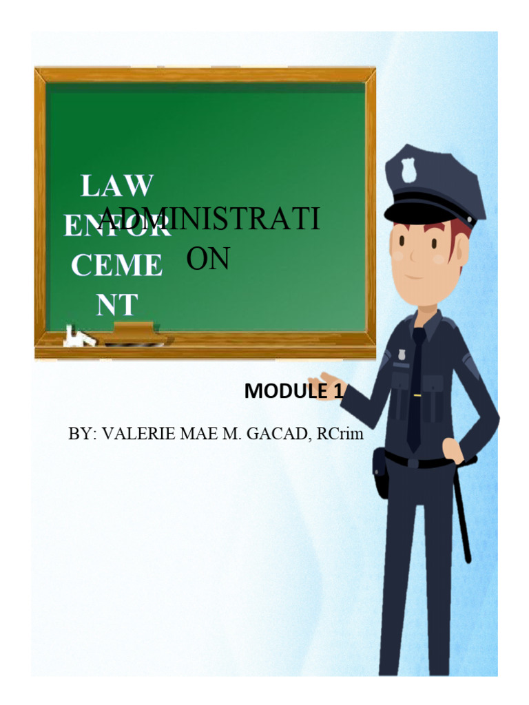 Law Enforcement Administration Guide | PDF | Police | Bureaucracy