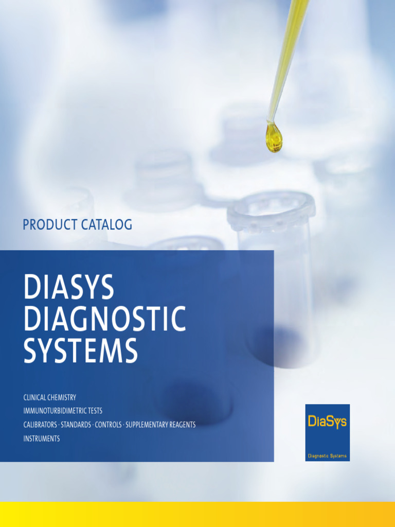 DiaSys Clinical Chemistry Solutions | PDF | Glycated Hemoglobin ...
