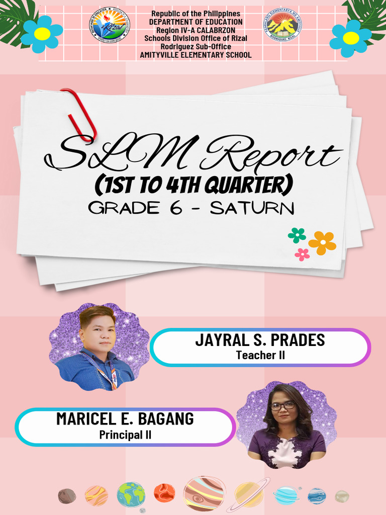 SLM REPORT COVER PAGE | PDF