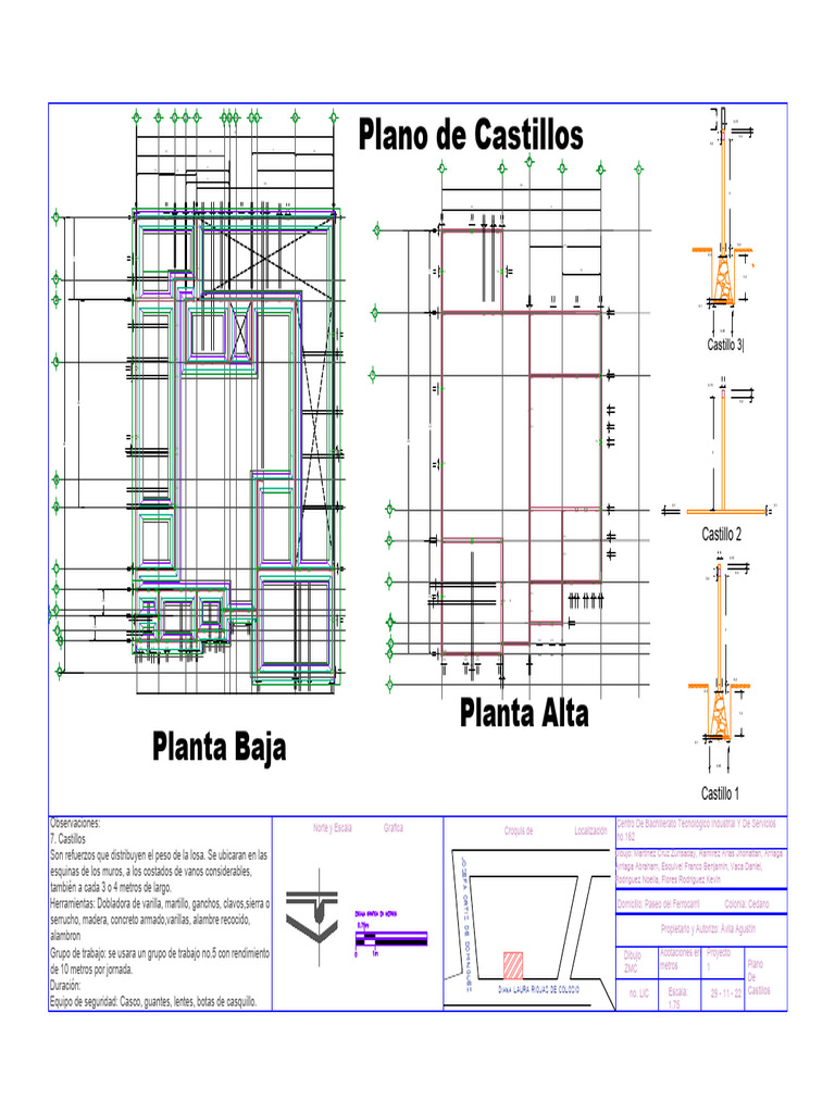 Plano d Castillos 122-Modelo | PDF