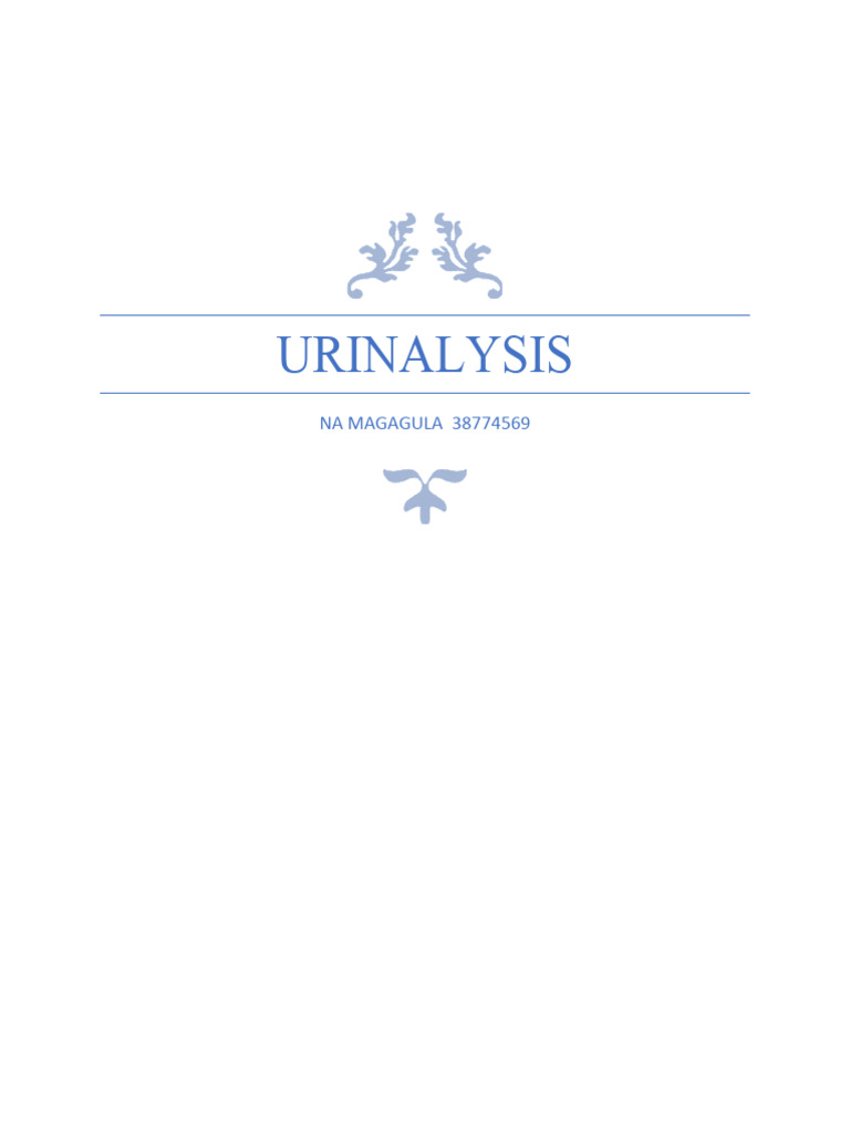 Bchn222 Combined Prac Report 2 | PDF | Kidney | Urine
